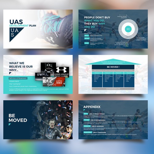 Kick Ass Deck for a Kick Ass Company- Under Armour | PowerPoint ...