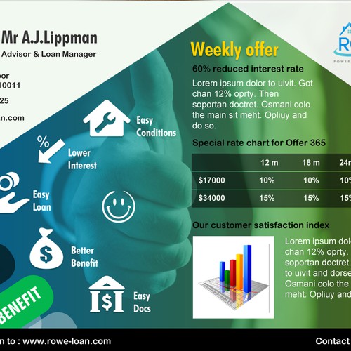 Catchy flyer for tech savy Mortgage Loan Officer | Postcard, flyer or ...
