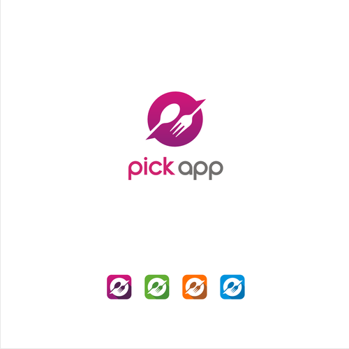 Pick App needs a logo so that the food gets picked up | Logo design contest