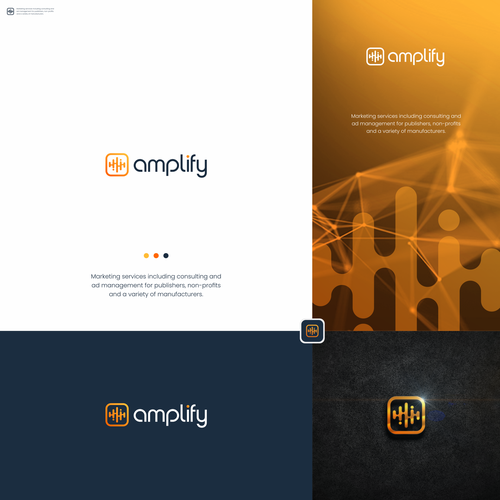 Designs | Looking for a professional treatment of the word "Amplify ...
