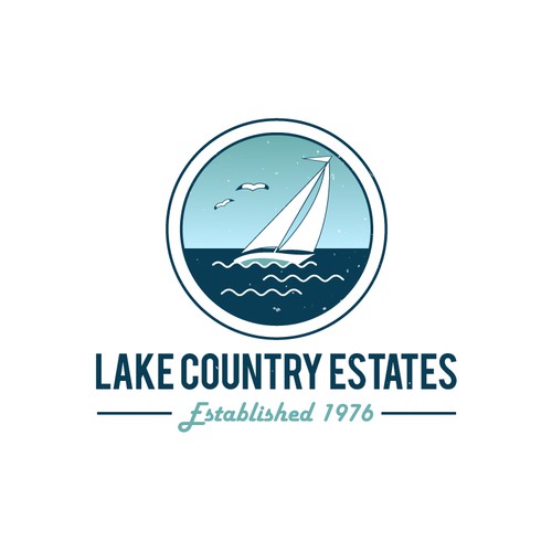 Retro-Vintage Lake Living Logo Needed | Logo design contest