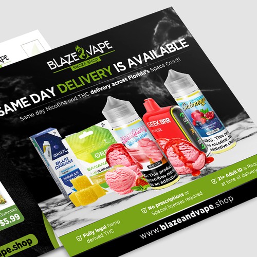 Designs | Vape & THC Direct Mailer | Postcard, flyer or print contest