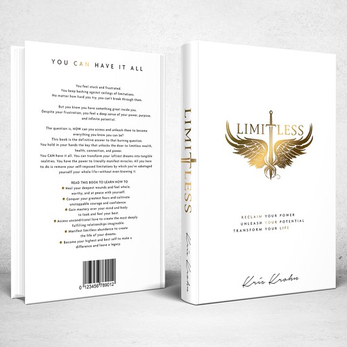Limitless - Book Cover - Clean, Modern, Minimalistic | Book cover contest