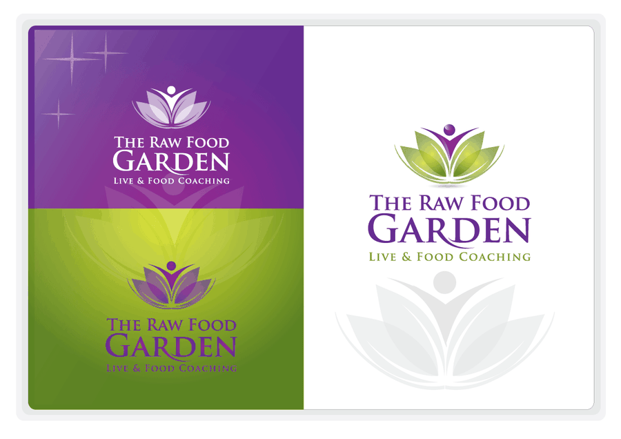 logo for The Raw Food Garden ..tag line may be simply raw food/s | Logo ...