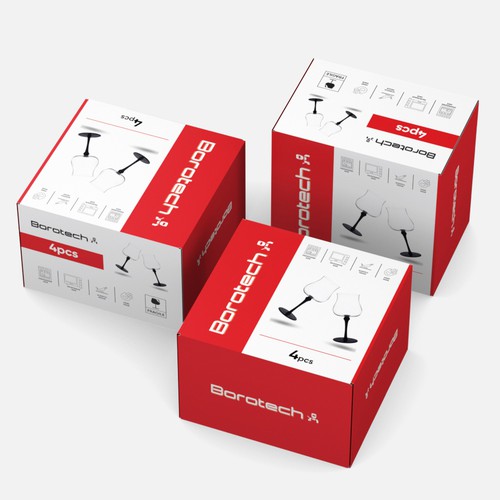 Designs | eye catching glassware box designing , | Product packaging ...