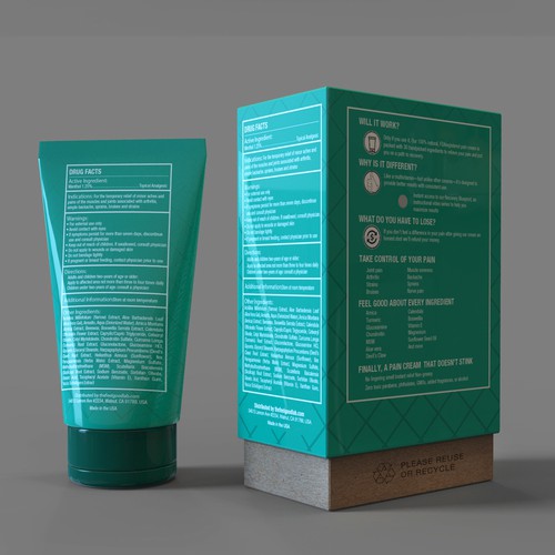 Package (Tube & Box) Design for Top Selling Health Product | Product ...