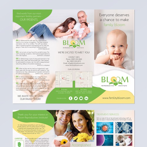 Create warm inviting brochure for fertility clinic | Brochure contest