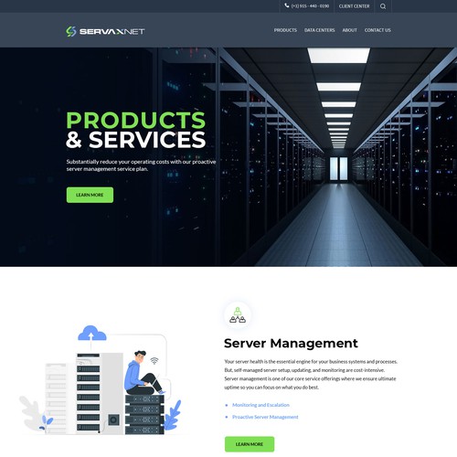 Designs | Redesign Content Area of Existing Design for MSP Company ...