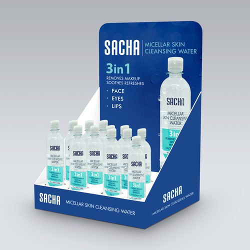 Designs | Micellar water display stand | Album Cover contest