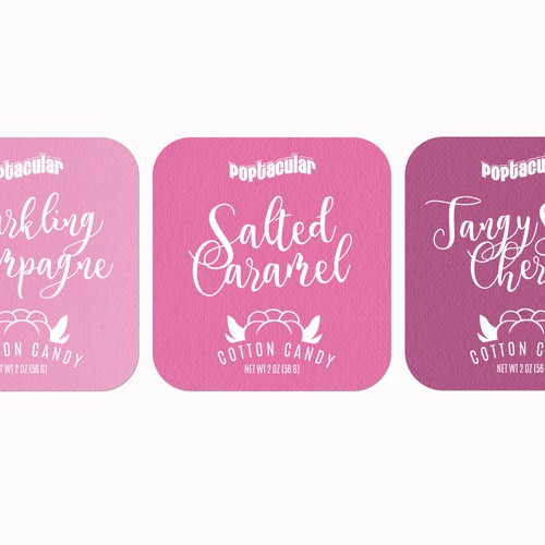 FUN COTTON CANDY LABEL | Product label contest