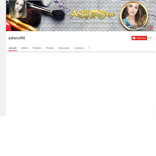 Ashers490 Youtube webpage design | Social media page contest