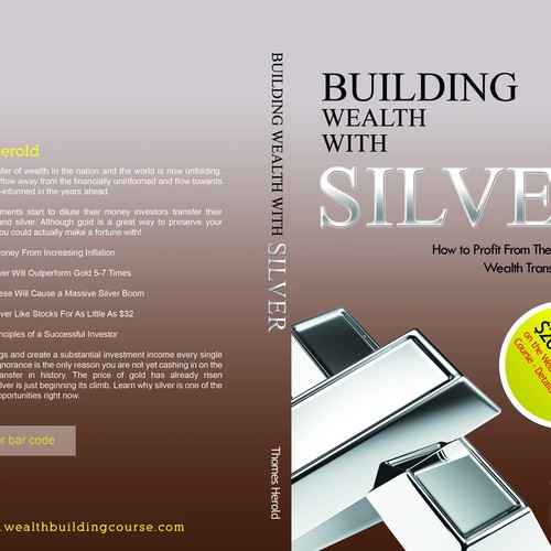 Book Cover - Building Wealth with Silver | Print or packaging design ...