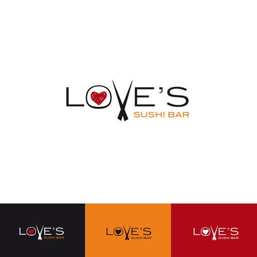 Love's Sushi Bar | Logo design contest