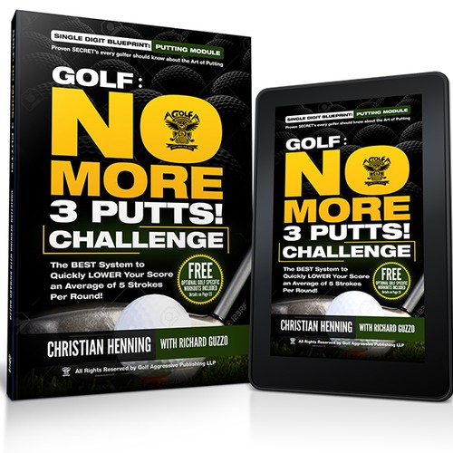 Designs | Book Cover for Golf Book: No More 3 Putts! Challenge | Book ...