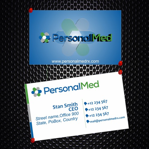 Business Card Design for Pharmaceutical Network | Business card contest