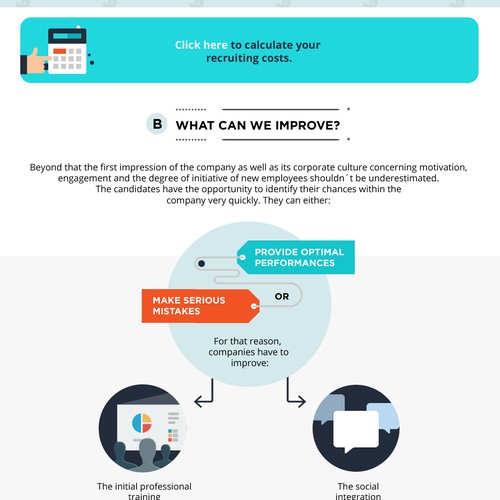 Creat a lasting infografic for the onboarding process | Infographic contest
