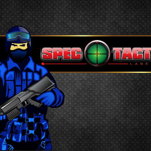 create an awesome military/tactical soldier illustration using our gun ...