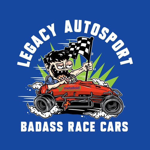 Designs | Design a in your face crazy looking race car logo | Logo ...