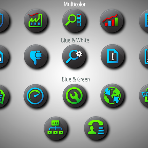 Design Modern Icon Set of 15 for Leading Software Company with Fortune ...