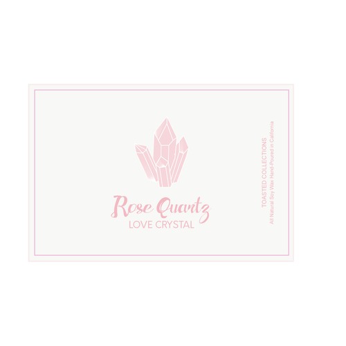 Design a Magical Crystal Candle Label | Product label contest