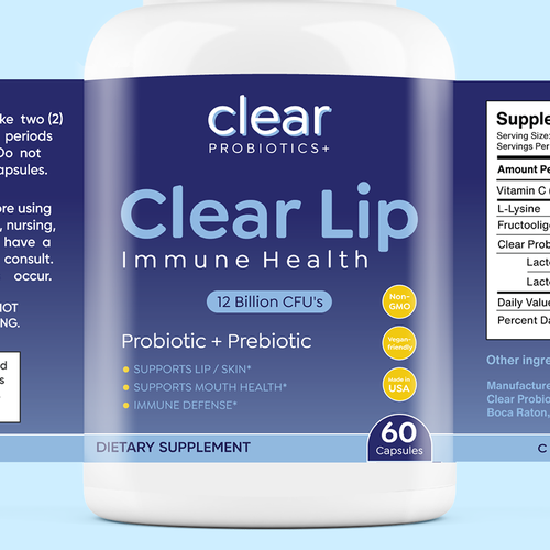 Designs | Bottle Labeling for Probiotic Company | Product packaging contest