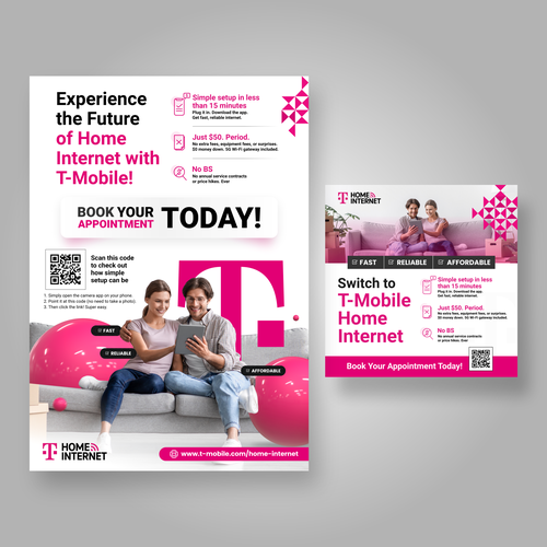 Designs | T-Mobile Home Internet Flyer | Postcard, flyer or print contest