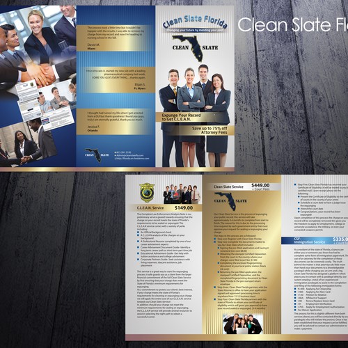 Designs | Create compelling marketing brochure for Clean Slate Florida ...
