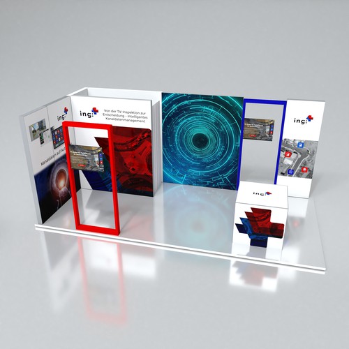 Designs | Design for new tradefair booth for a company offering digital ...