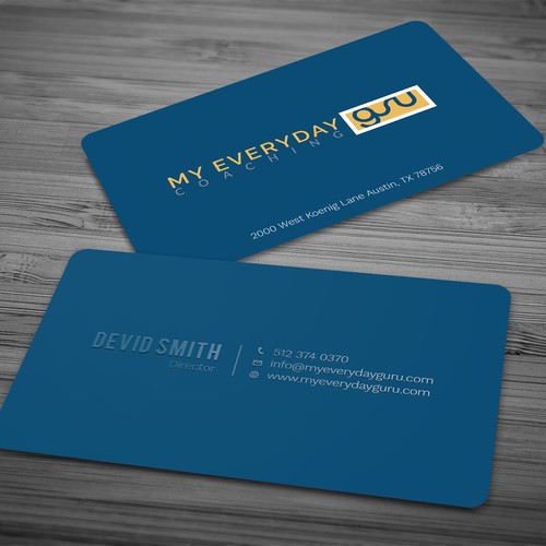 Create a card that shows the "Guru" in every geek! | Business card contest