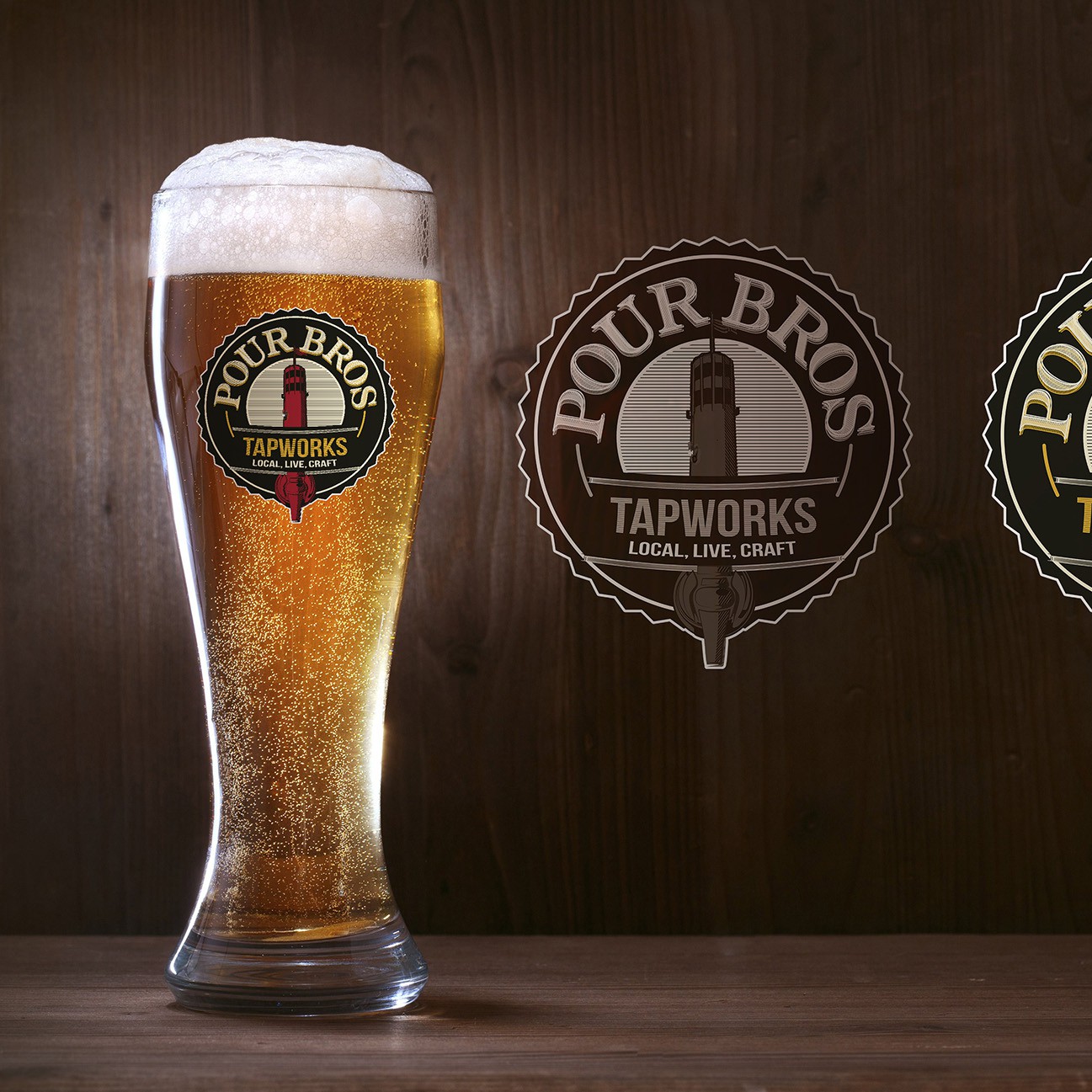 Beer Glass Logos - Free Beer Glass Logo Ideas, Design & Templates