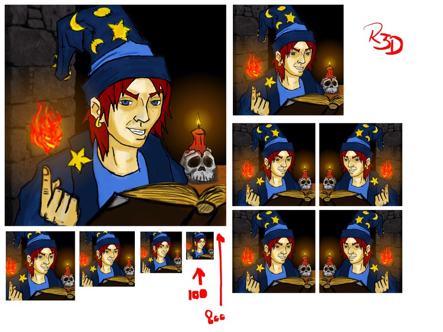 Wizard Apprentice for fantasy game | Other Graphic Design contest