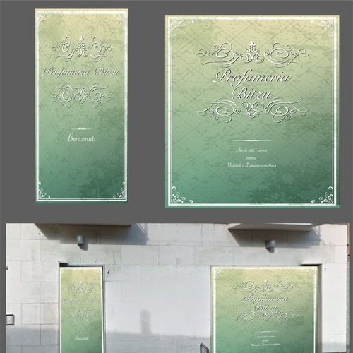 Creative storefront for perfume shop in Italy | Signage contest