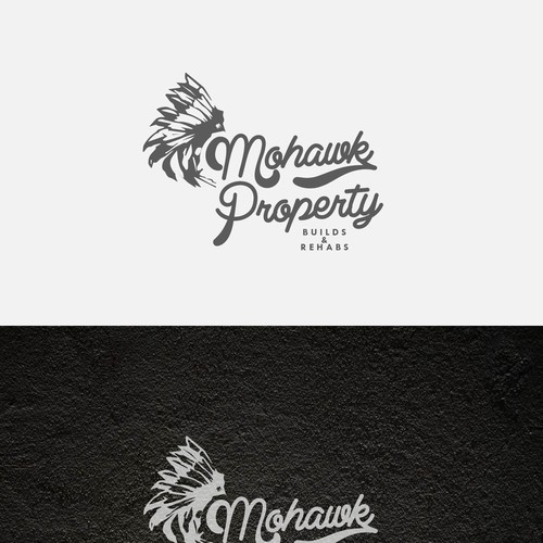 Create a vintage illustration for Mohawk Property | Logo design contest
