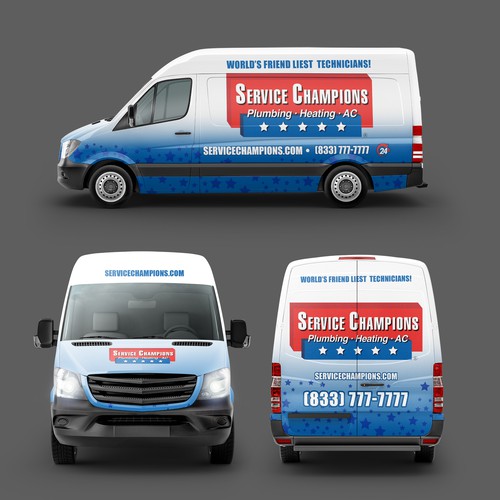 Designs | Van Wrap For Service Company | Car, truck or van wrap contest