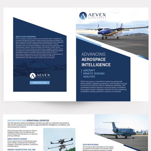 Designs | AIRCRAFT Brouchure | Brochure contest