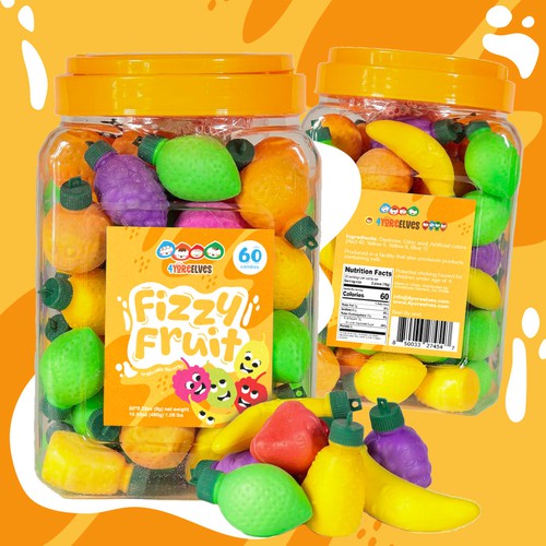 Designs | Fun, Vibrant Candy Label Design | Product packaging contest