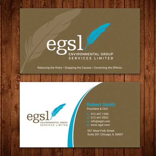 Designs | Environmental Firm Looking for High Impact Business Card ...