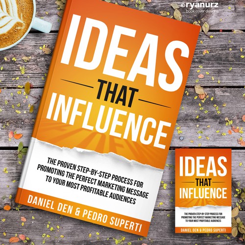 Designs | "Ideas That Influence" Book Cover | Book cover contest