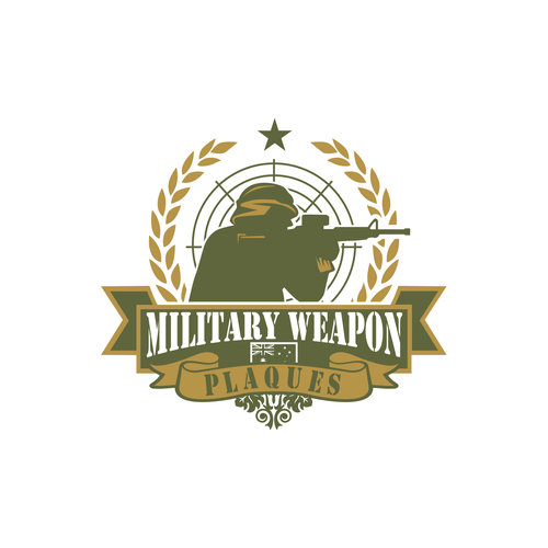 Logo for a Replica Military Weapon Plaques. | Logo design contest