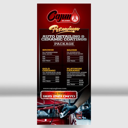 Designs | Premium Cermaic coatings and auto detailing | Postcard, flyer ...