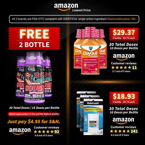 RoboCough price comparison ad | Postcard, flyer or print contest