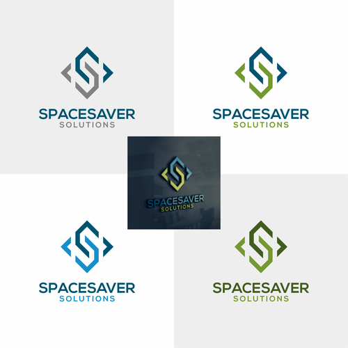 A fresh and creative new logo for Spacesaver Solutions | Logo design ...
