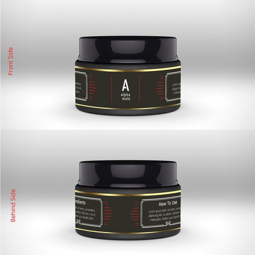 Design a *Packaging Label* for a Rising Male Grooming Brand | Product ...