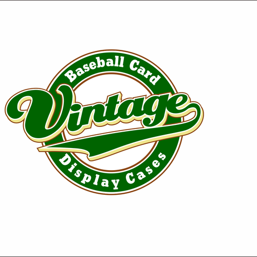 Help Vintage Baseball Card Display Cases with a new logo | Logo design ...