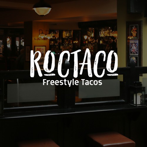 Unique New Restaurant Concept - RocTaco Freestyle Tacos | Logo design ...