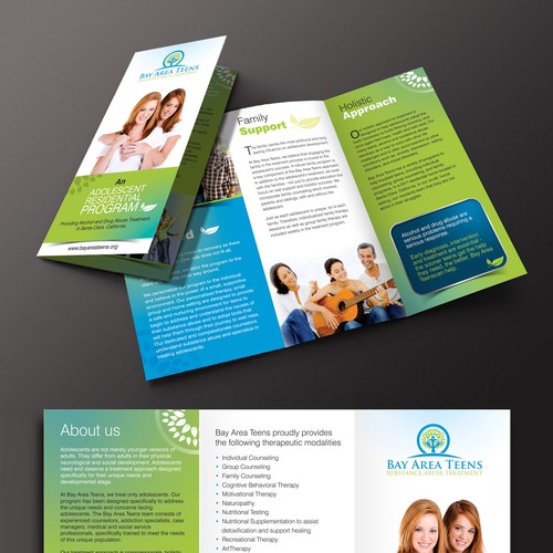 Create a capturing/professional looking brochure for a Teen Substance ...