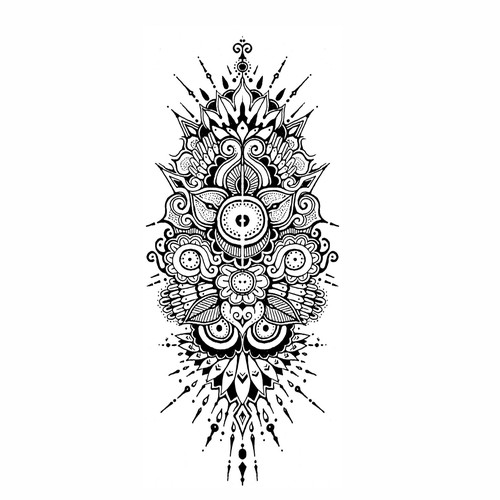 Oval Mandala Tattoos