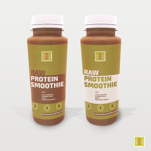Raw Protein Smoothie label for brand looking to create change & disrupt ...