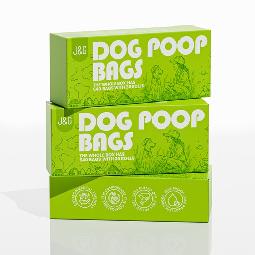 Designs | Dog poop bag packaging design | Product packaging contest