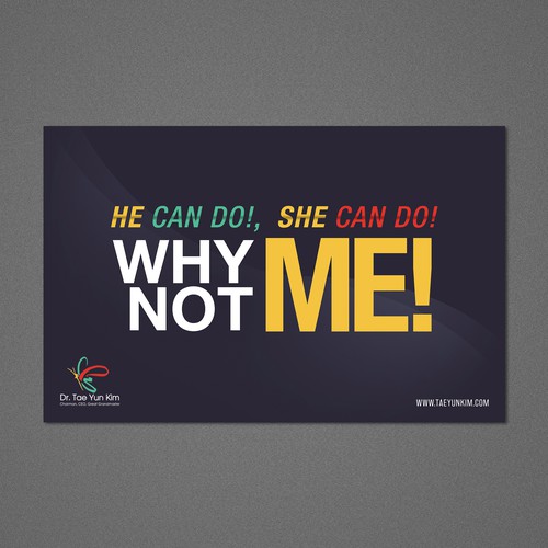 He Can Do, She Can Do, Why Not Me! | Poster contest